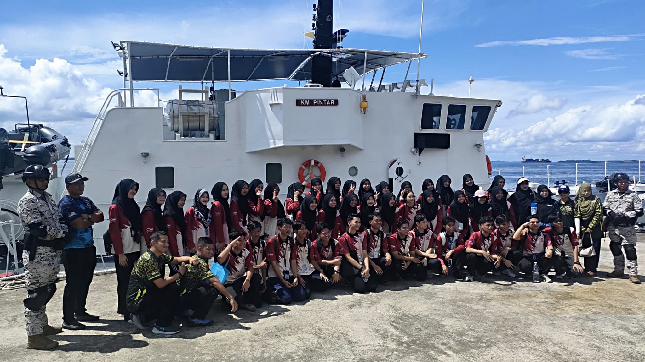 SMK BATU SAPI TEROKA DUNIA MARITIM DI ZON MARITIM SANDAKAN