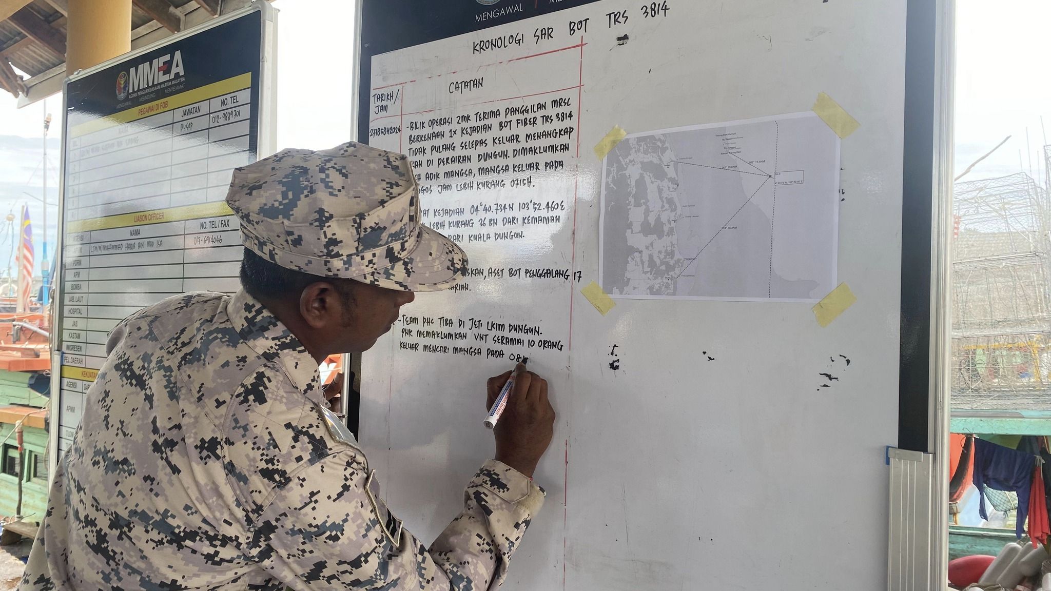 NELAYAN HILANG DI PERAIRAN DUNGUN DITEMUKAN SELAMAT