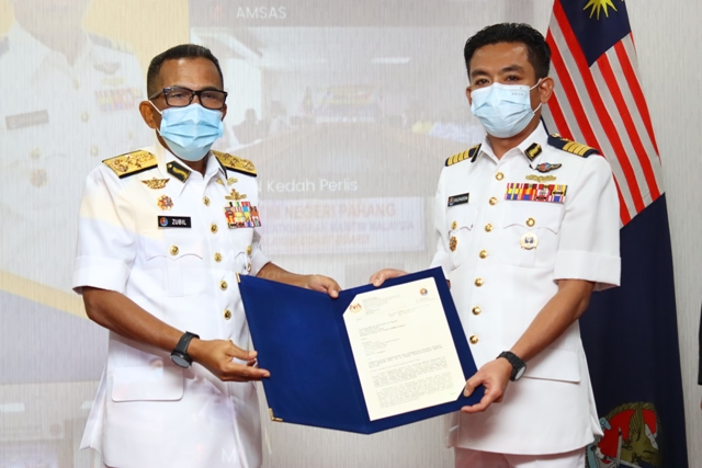 04.01.2022 Majlis Pemakaian Pangkat Pegawai di Auditorium Ibu Pejabat APMM